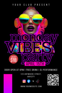 Monday Prime Party Template | PosterMyWall