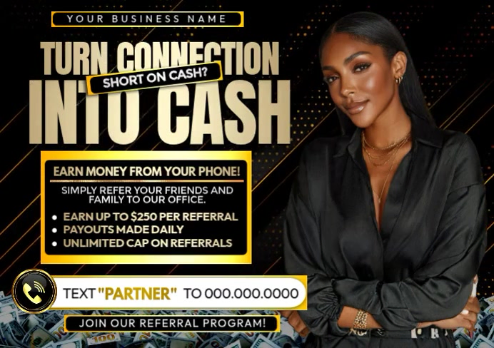 Monetize Your Brand and Network Template | PosterMyWall