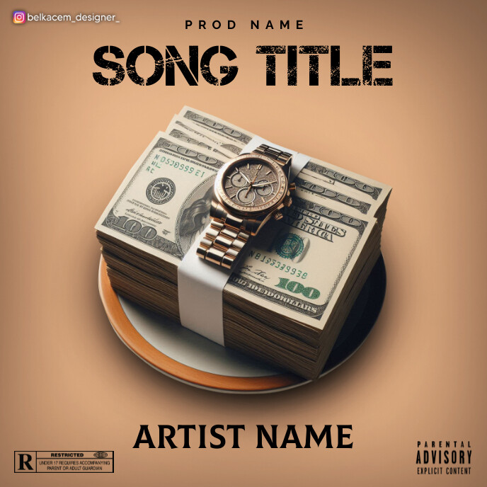 Money Album Cover Template | PosterMyWall