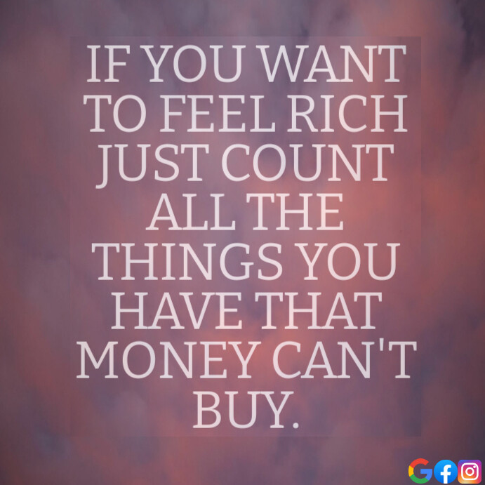 MONEY AND BUY QUOTE TEMPLATE | PosterMyWall