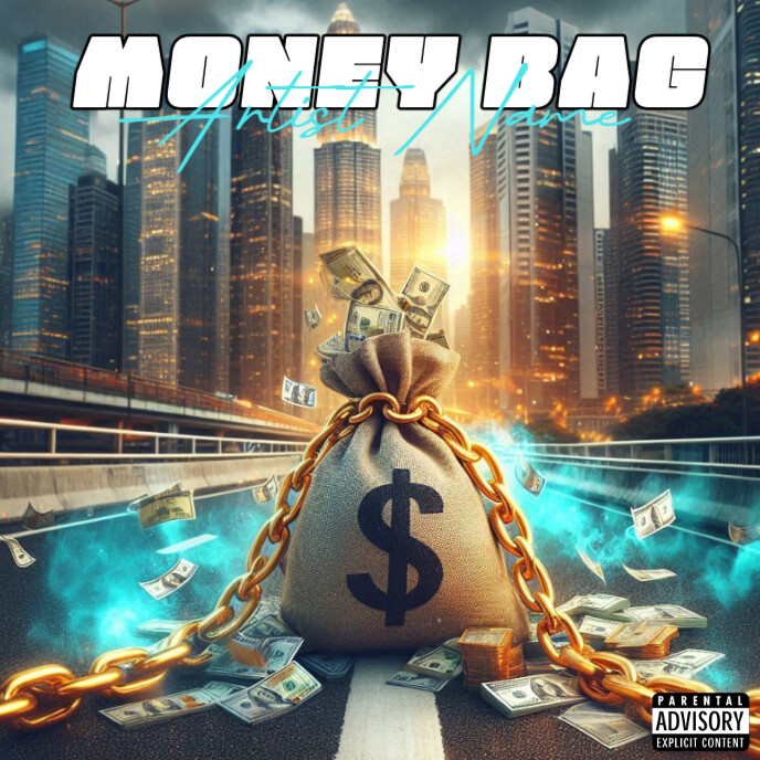Money Bag Mixtape Album Cover Album Cover Template | PosterMyWall