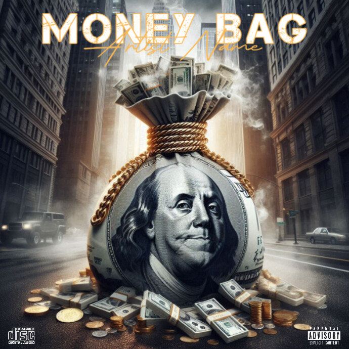 Copy of Money Bag Mixtape Album Cover Album Cover | PosterMyWall