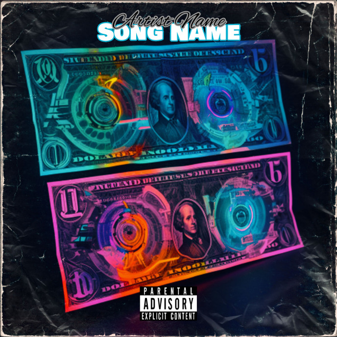 Copy of money Cover Album music art trap mixtape rap | PosterMyWall