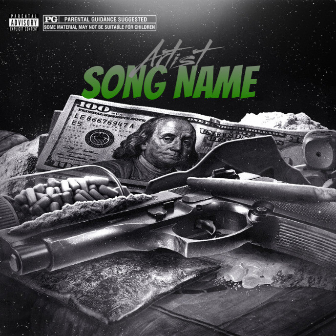 money Cover Album music art trap mixtape rap Template | PosterMyWall