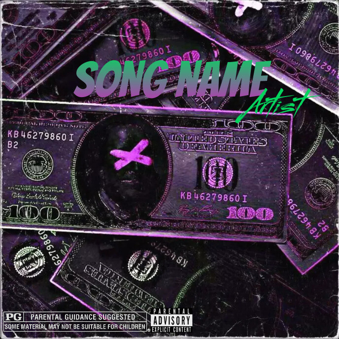 money Cover Album music art trap mixtape rap Template | PosterMyWall