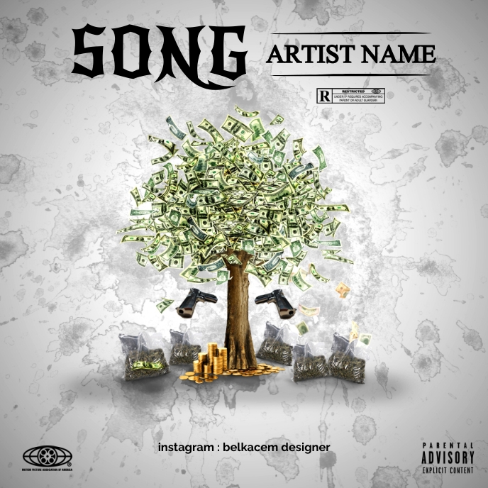 money cover art by belkacem designer Template | PosterMyWall