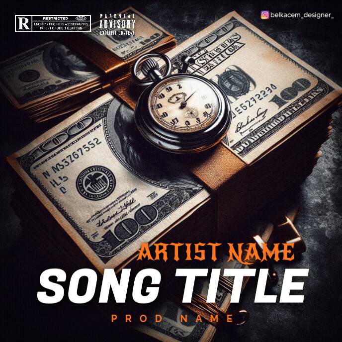 Money Cover art Template | PosterMyWall