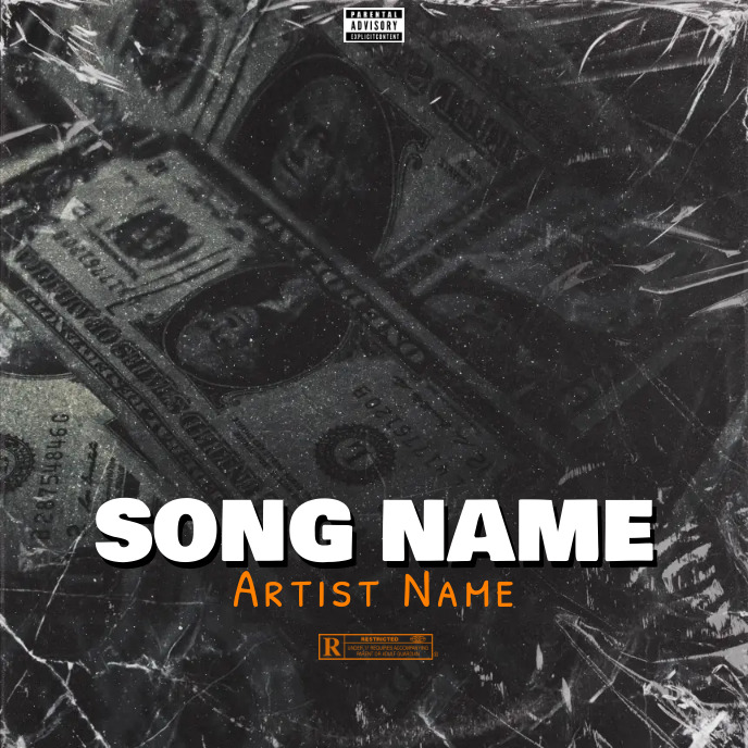 money Cover music Album art trap mixtape rap Template | PosterMyWall