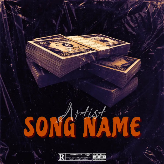 money Cover music Album art trap mixtape rap Template | PosterMyWall