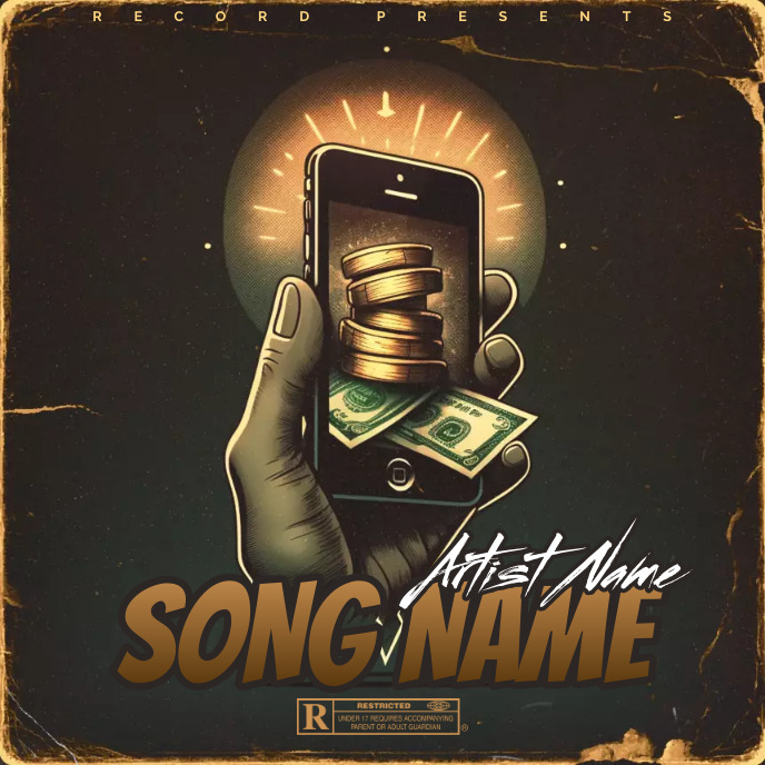 money Cover music Album art trap mixtape rap | PosterMyWall