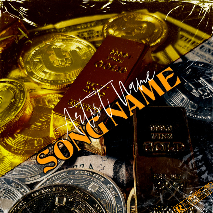 Copy of money Cover music Album art trap mixtape rap | PosterMyWall