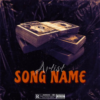 money Cover music Album art trap mixtape rap Template | PosterMyWall