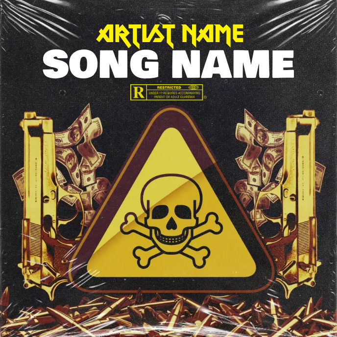 money Cover music Album art trap mixtape raP Template | PosterMyWall