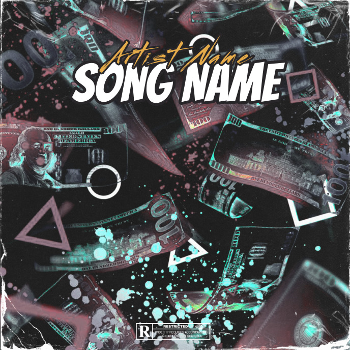 Copy of money Cover music Album art trap mixtape rap | PosterMyWall