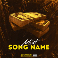 money Cover music Album art trap mixtape rap Template | PosterMyWall