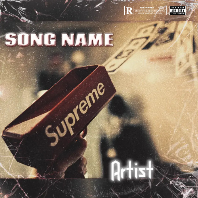 Money Cover Music Album Art Trap Mixtape Rap Template Postermywall