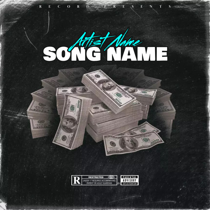 money Cover music Album art trap mixtape rap | PosterMyWall