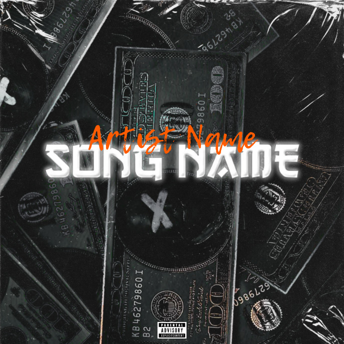 Copy of money Cover music Album art trap mixtape rap | PosterMyWall