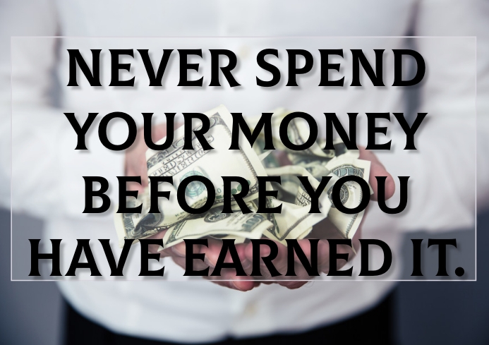 MONEY EARNED QUOTE TEMPLATE | PosterMyWall