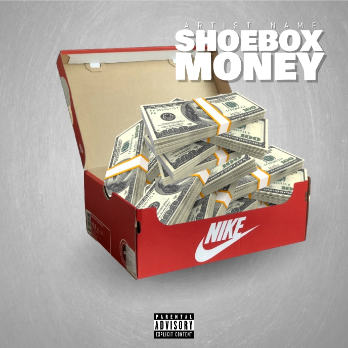 Money in a box, album cover design template | PosterMyWall