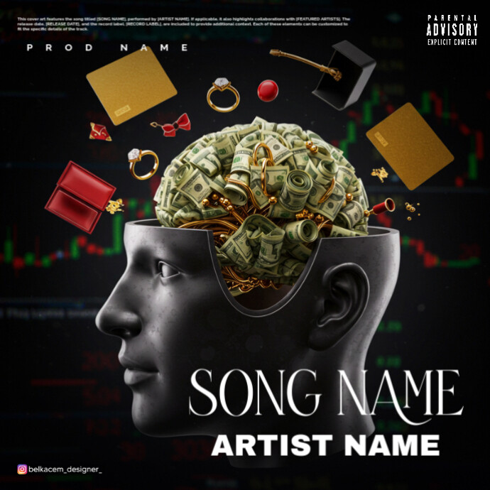 Copy of Money Mind Album Cover | PosterMyWall