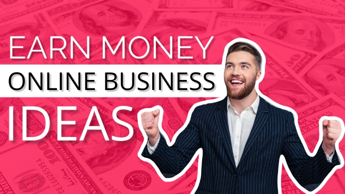 Money Online Business YouTube Thumbnail Maker Template | PosterMyWall