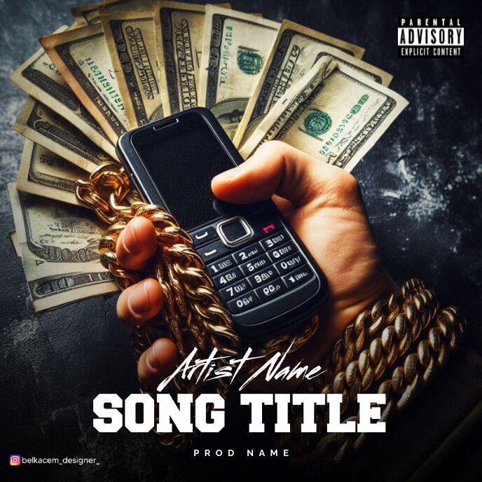 Money premade Album Cover Template | PosterMyWall