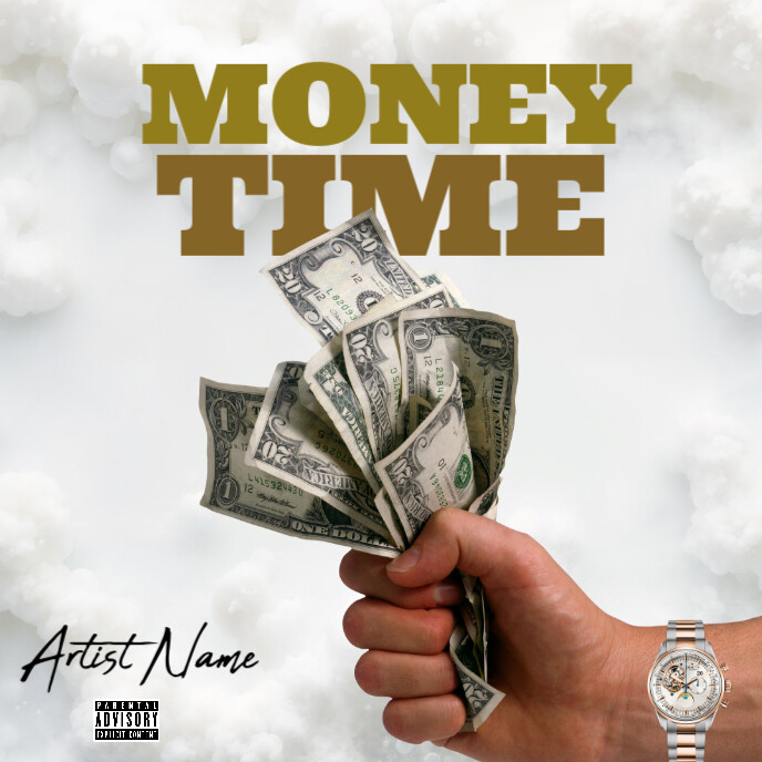 Money time album cover Template | PosterMyWall