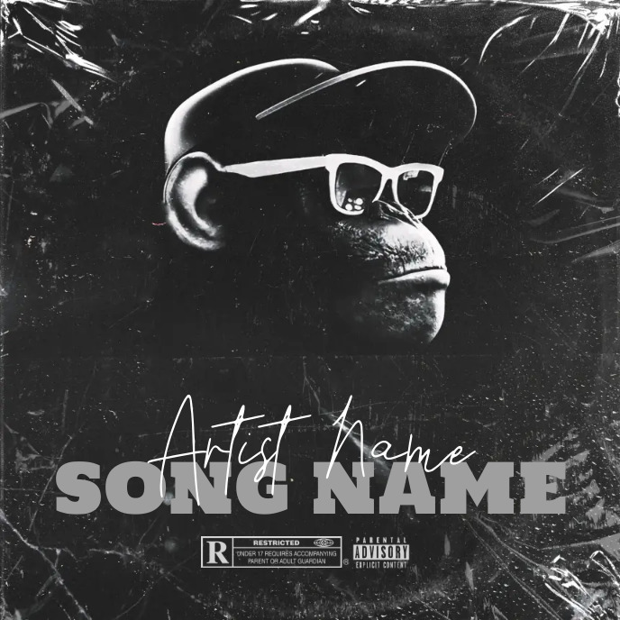 MONKEY Cover music Album art trap mixtape rap Template | PosterMyWall