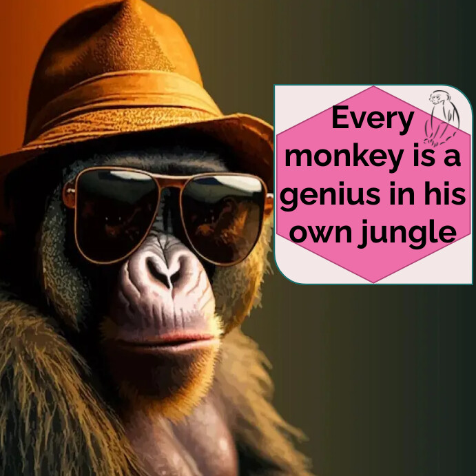 Monkey day | PosterMyWall
