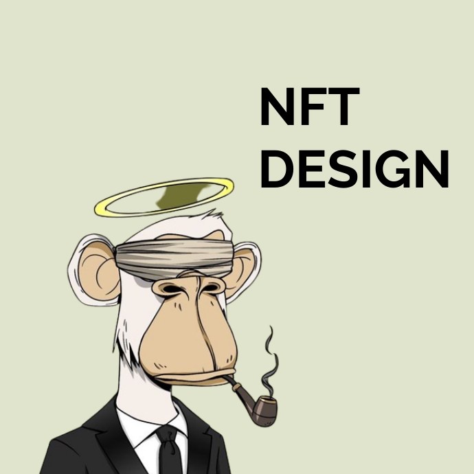 Copy of Monkey Nft design | PosterMyWall