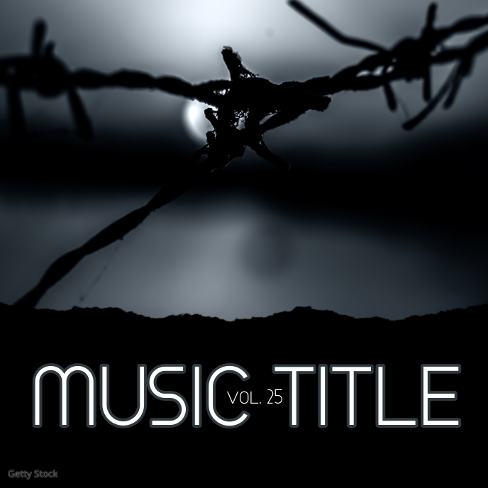 Monochrome Rap Album Cover Template | PosterMyWall