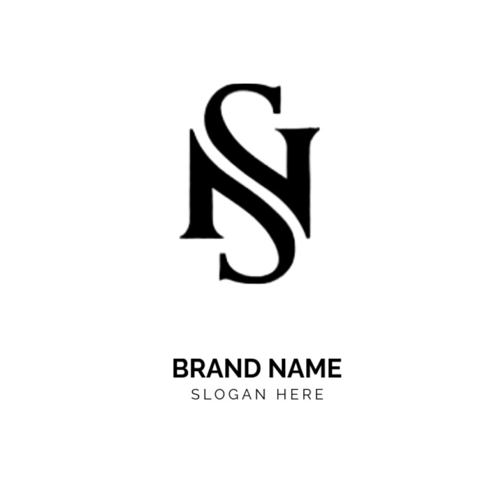 Monogram logo for letter NS Template | PosterMyWall