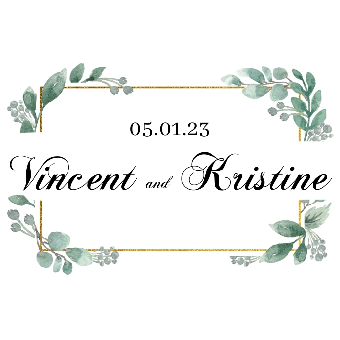 Copy of Monogram Template | PosterMyWall
