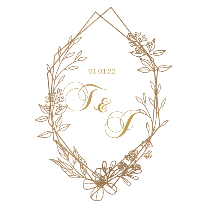 Monogram Template | PosterMyWall