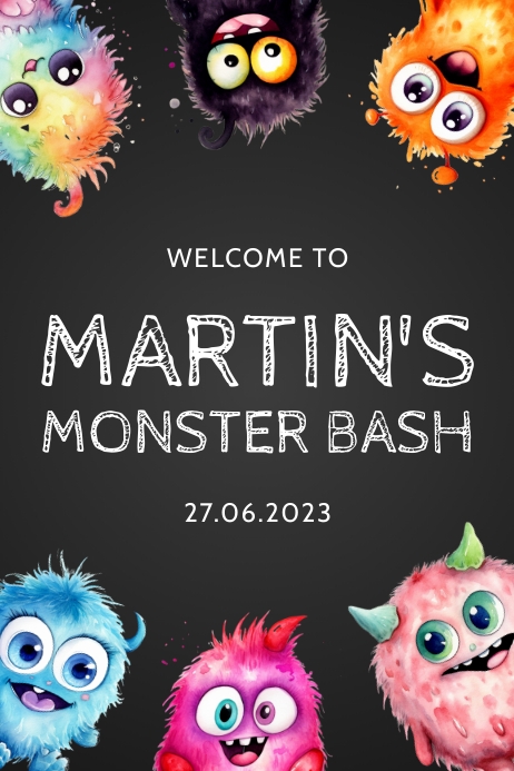 Copy of Monster | PosterMyWall