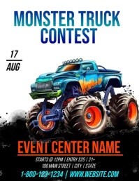 Monster Truck Template | PosterMyWall