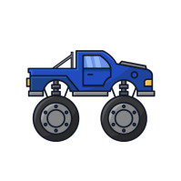 Monster truck Template | PosterMyWall