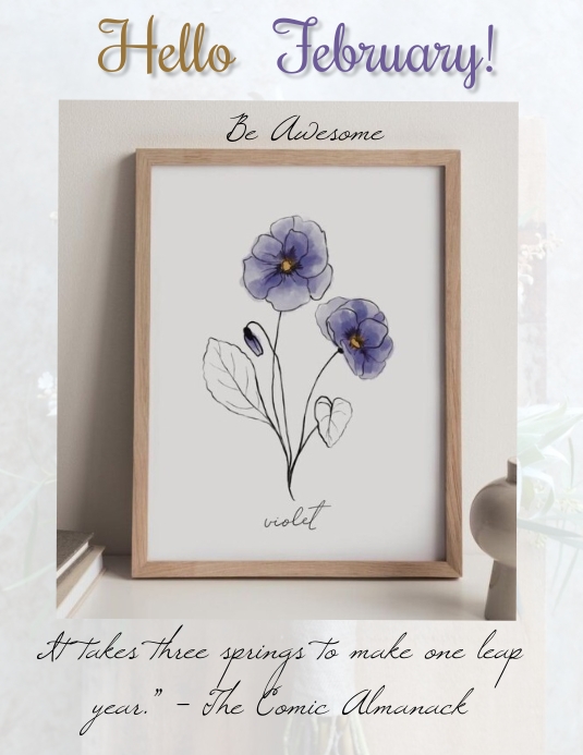 Month Flyer Template | PosterMyWall