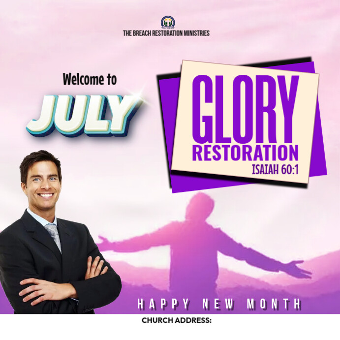 Copie de Month of glory restoration | PosterMyWall