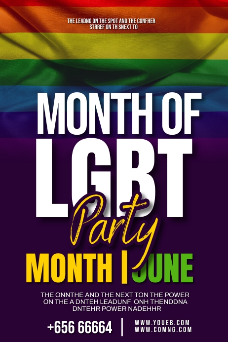 month of LGBT Template | PosterMyWall
