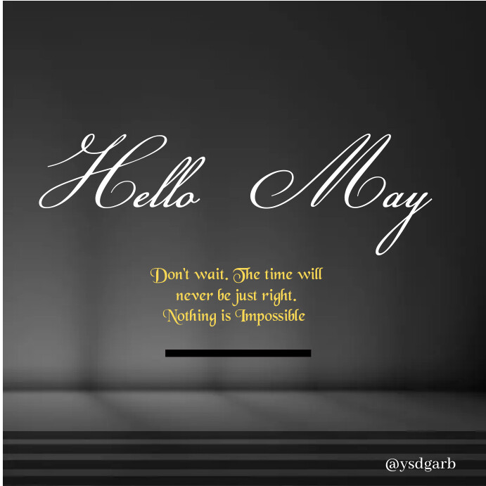 Month of May Template | PosterMyWall