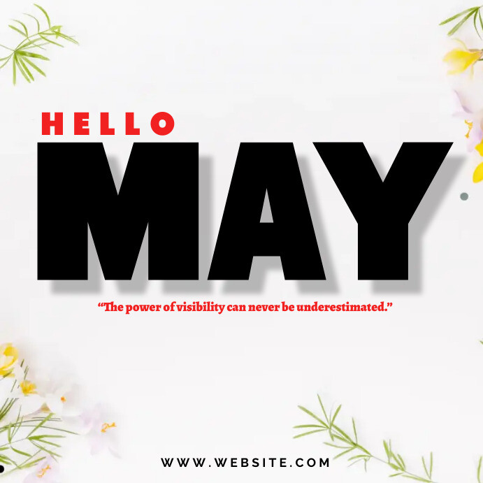 Month of MAY Design Template | PosterMyWall