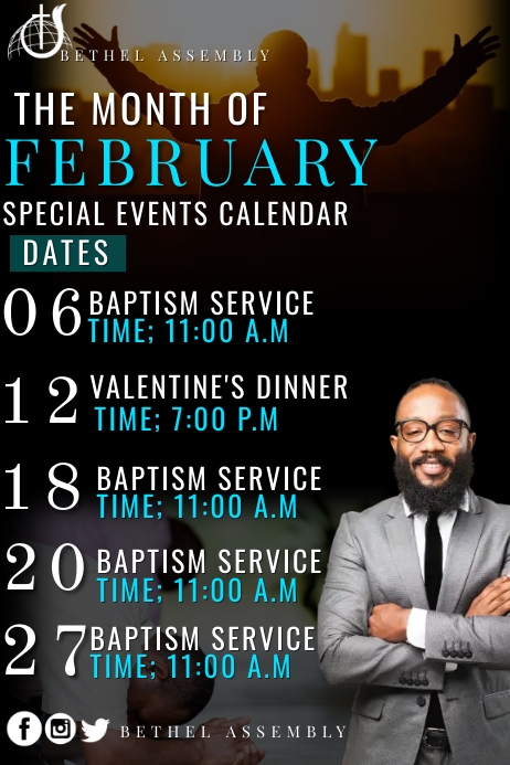 Copy of Monthly calendar Flyers | PosterMyWall