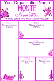 Newsletter Template | PosterMyWall