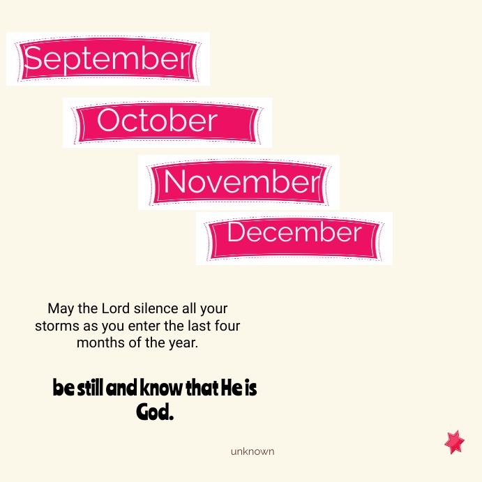 months Template | PosterMyWall