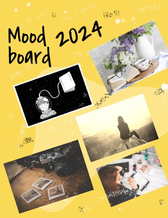 Mood board flyer template | PosterMyWall