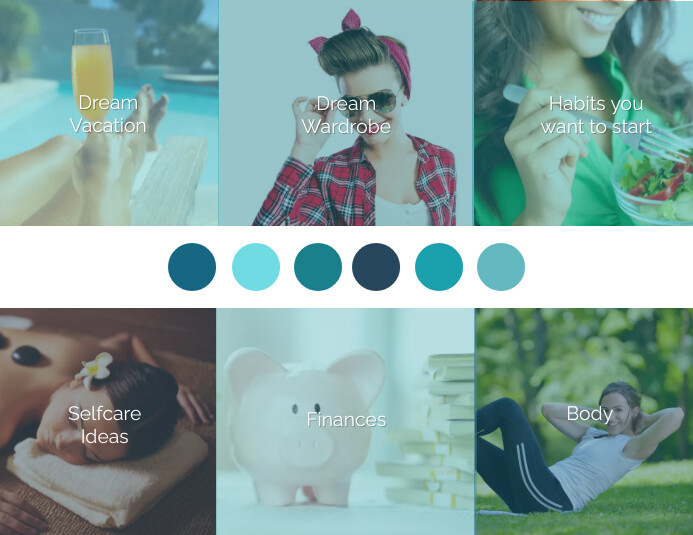 Plantilla de Mood Board Template | PosterMyWall