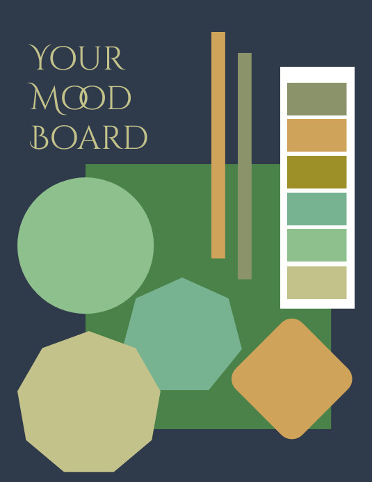 Mood Board Template | PosterMyWall