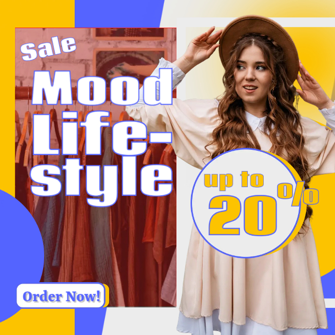 Mood Life Style Sale AD Template | PosterMyWall